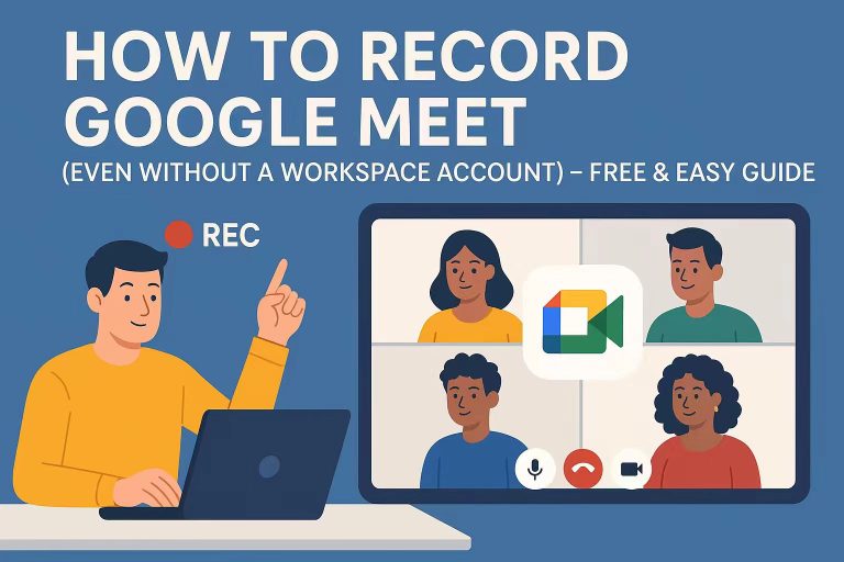 How to Record Google Meet for Free (Step-by-Step)