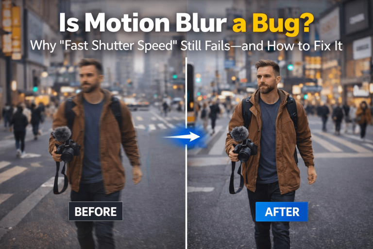 Is Motion Blur a Bug? Why "Fast Shutter Speed" Still Fails and How to ...